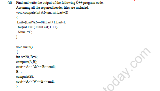 CBSE Class 12 Computer Science Question Paper 2022 Set B Solved